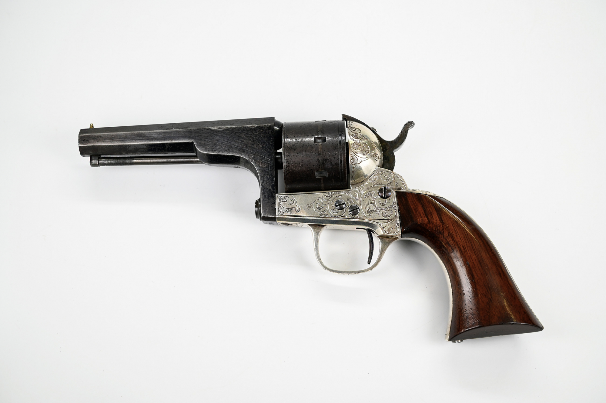 NEAR EXCELLENT CONDITION CIVIL WAR MOORE .32 CAL. RIMFIRE REVOLVER ...