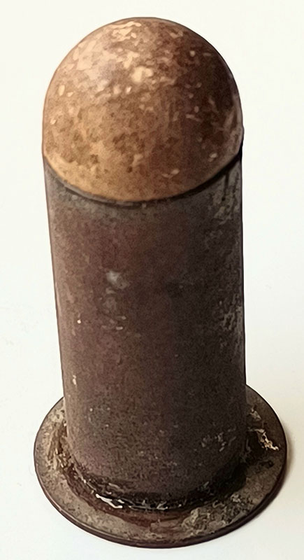 RELIC, .50 CALIBER MAYNARD CARTRIDGE WITH ROUND BALL — Horse Soldier
