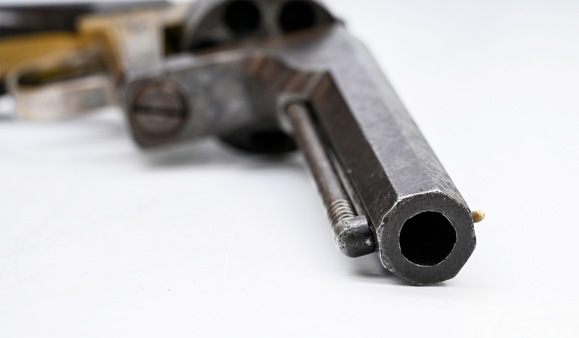 INSCRIBED MOORE REVOLVER OF WILLIAM FOSTER DODGE, LIEUTENANT AND ...