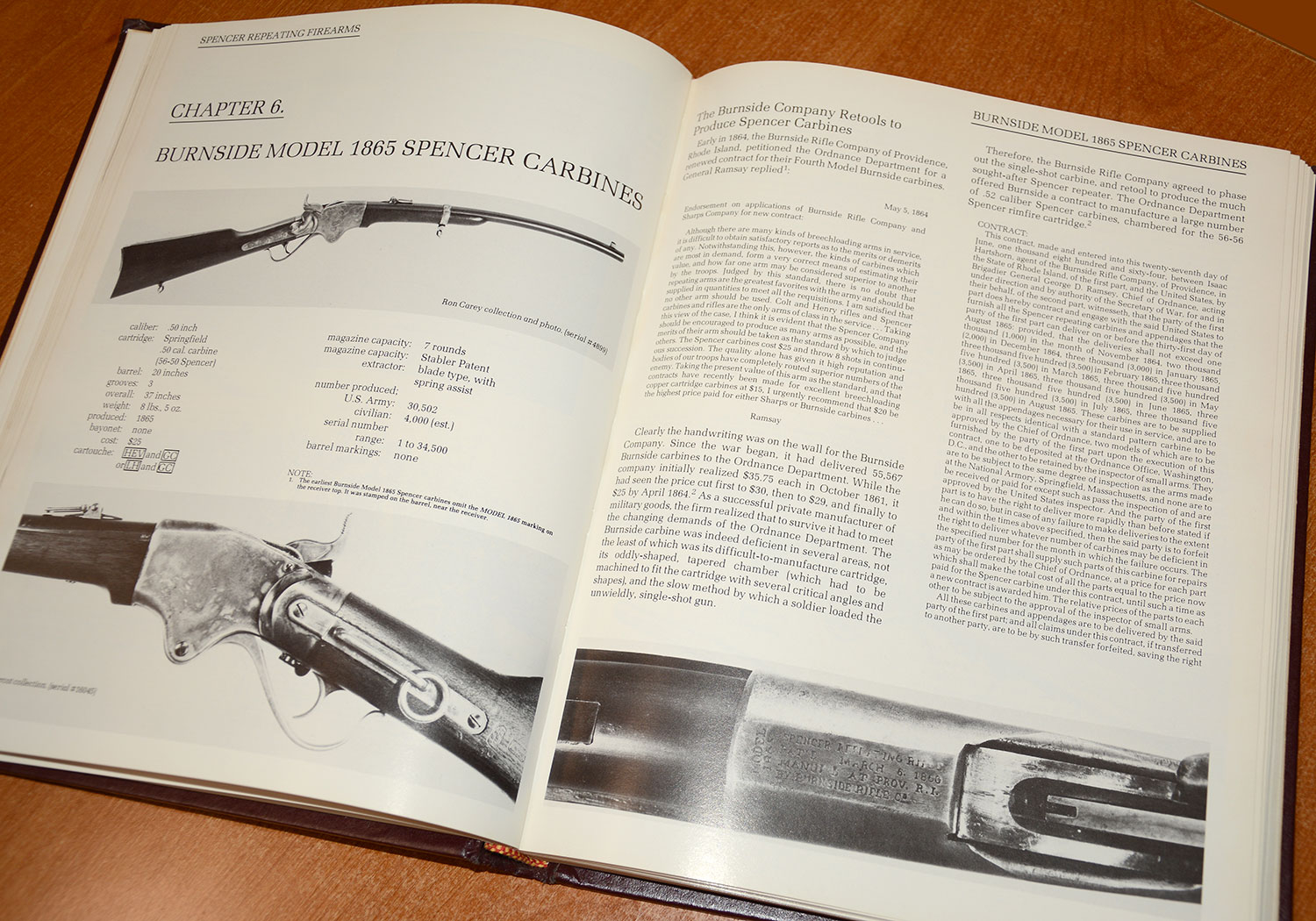 REFERENCE BOOK ON SPENCER FIREARMS BY MARCOT — Horse Soldier