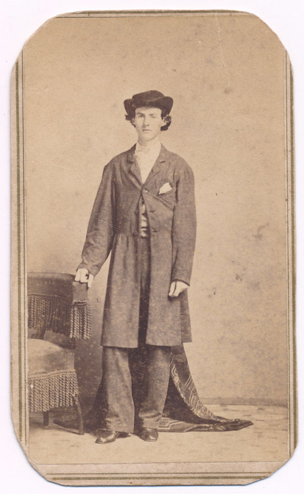 FULL STANDING VIEW OF MISSISSIPPI FARMER AND CONFEDERATE CITIZEN BY A ...