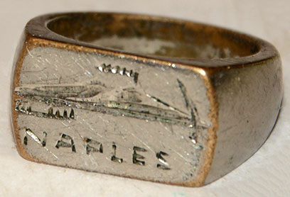 US WORLD WAR TWO “NAPLES” ITALY RING — Horse Soldier