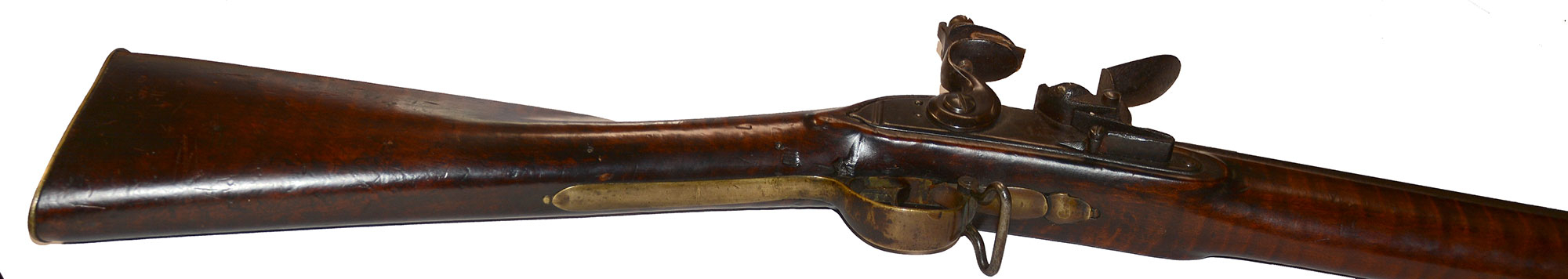 EARLY FLINTLOCK MUSKET FOR MILITIA MADE BY I. DANA — Horse Soldier