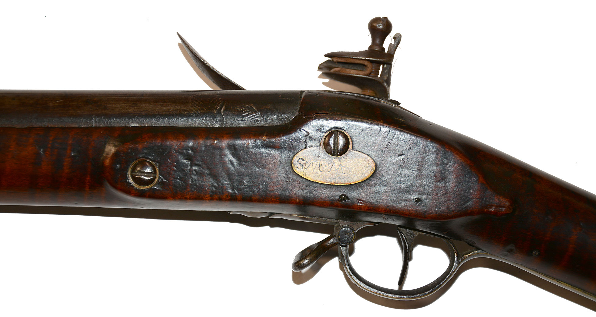 EARLY FLINTLOCK MUSKET FOR MILITIA MADE BY I. DANA — Horse Soldier