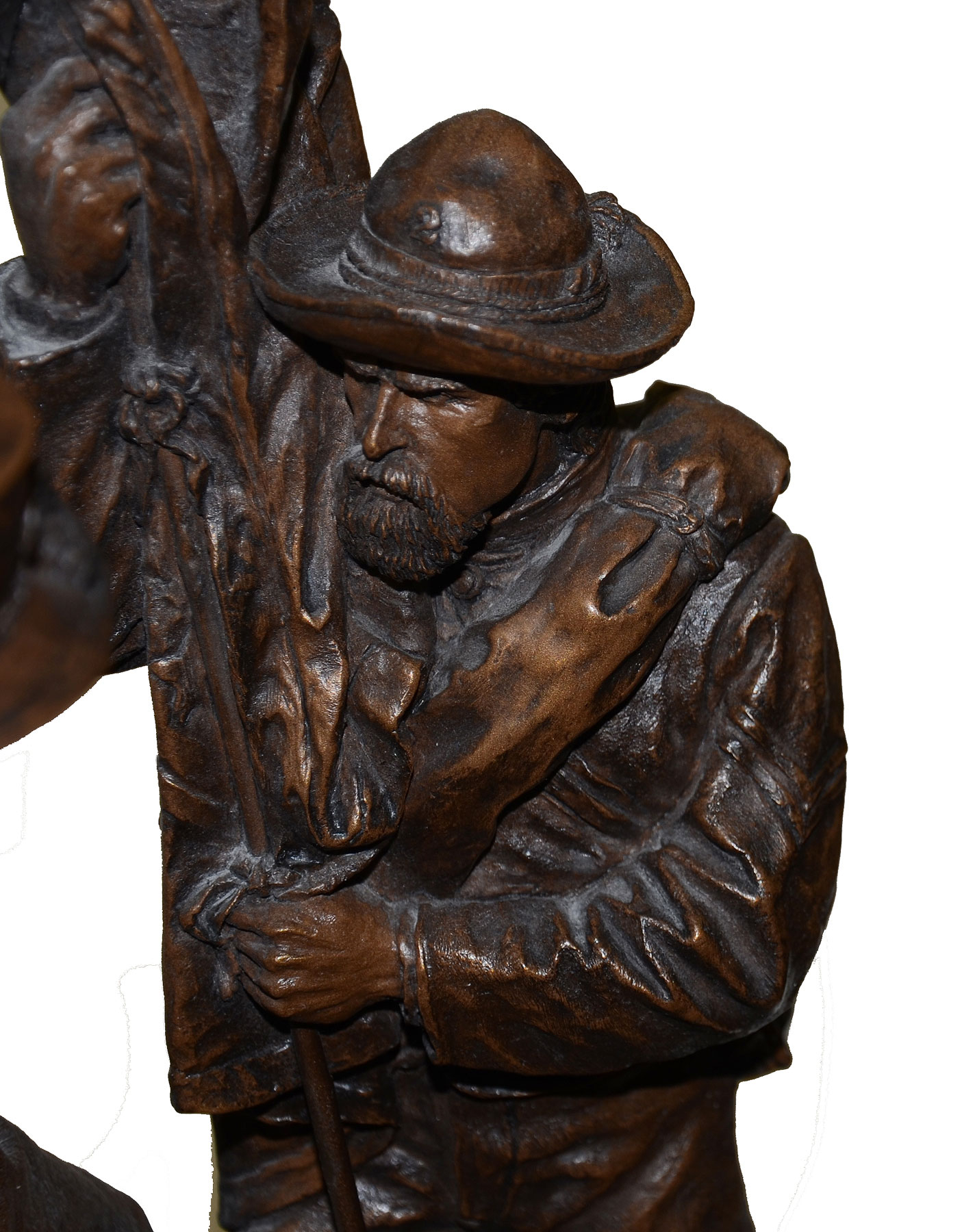 “DEFENDING THE COLORS” SCULPTURE BY RON TUNISON — Horse Soldier