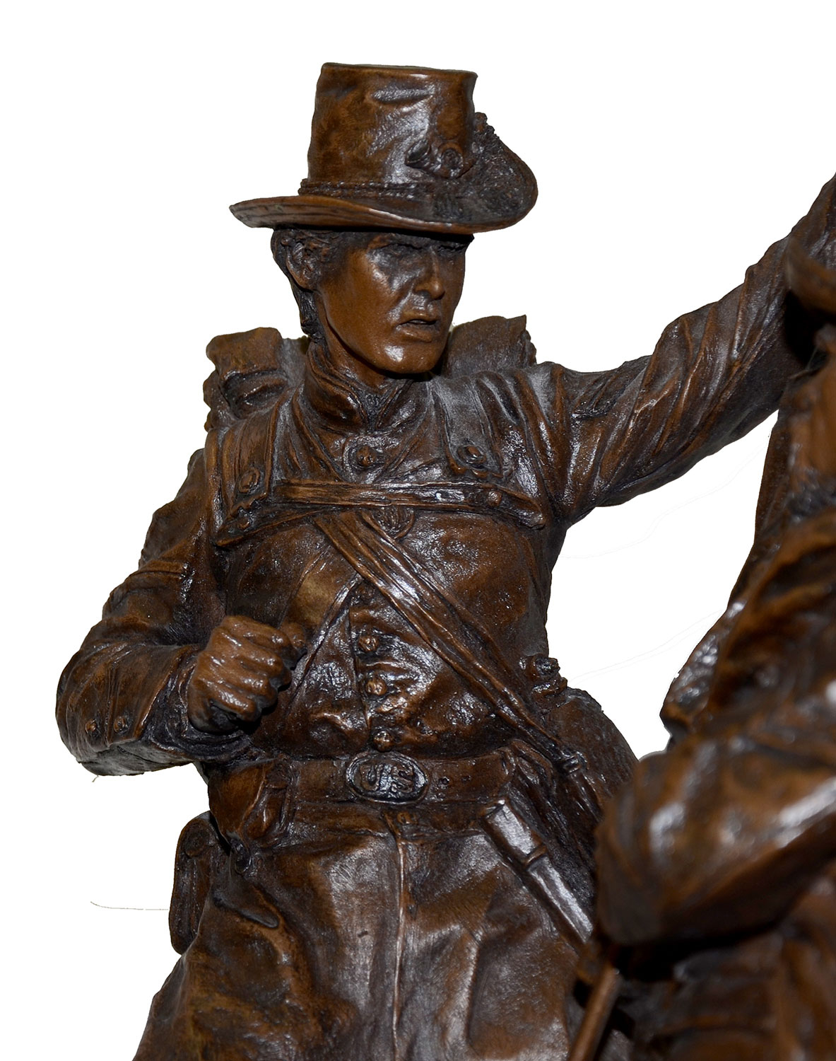 “DEFENDING THE COLORS” SCULPTURE BY RON TUNISON — Horse Soldier