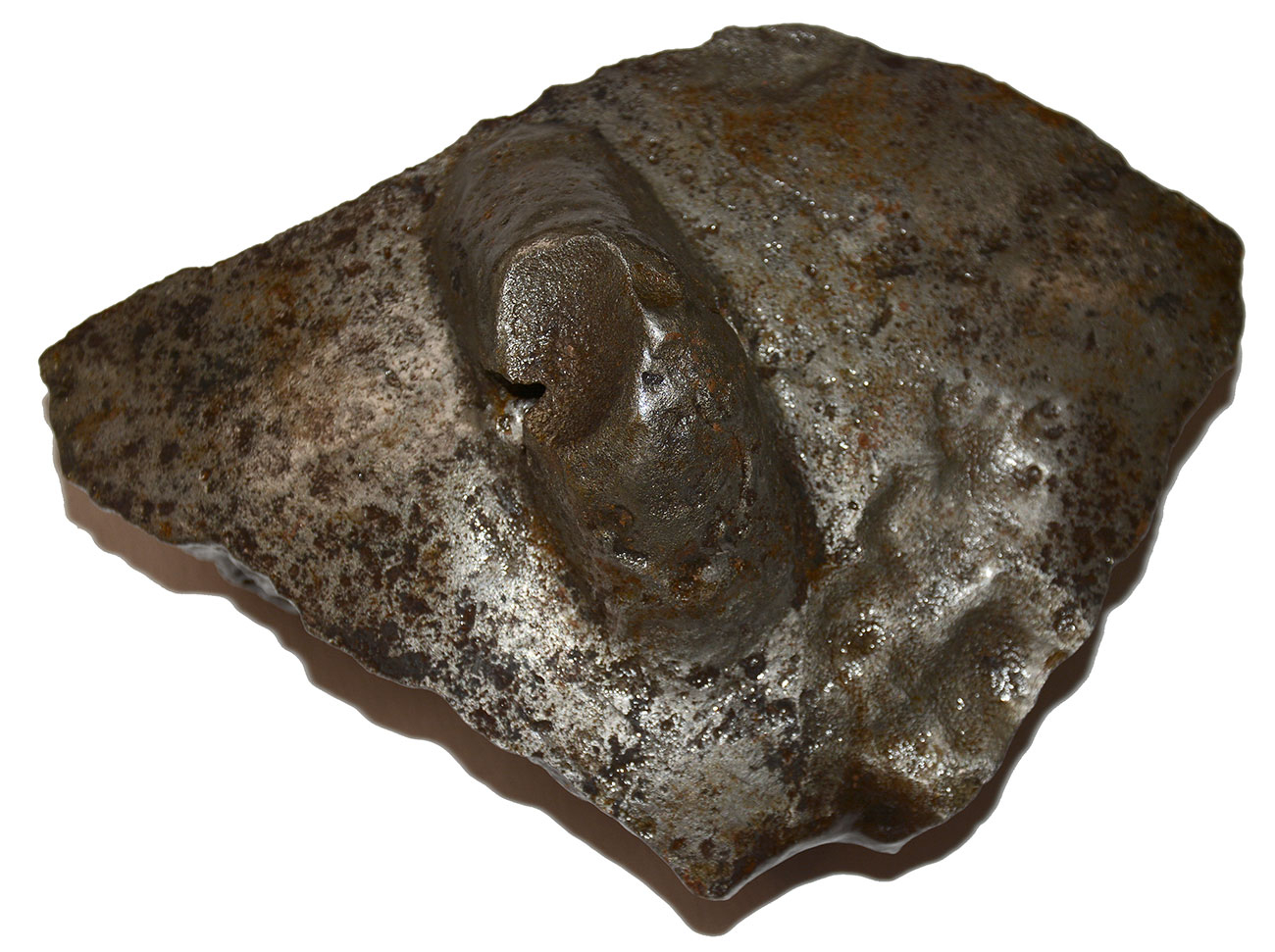 REVOLUTIONARY WAR FRENCH MORTAR BALL FRAGMENT FROM FORT TICONDEROGA ...