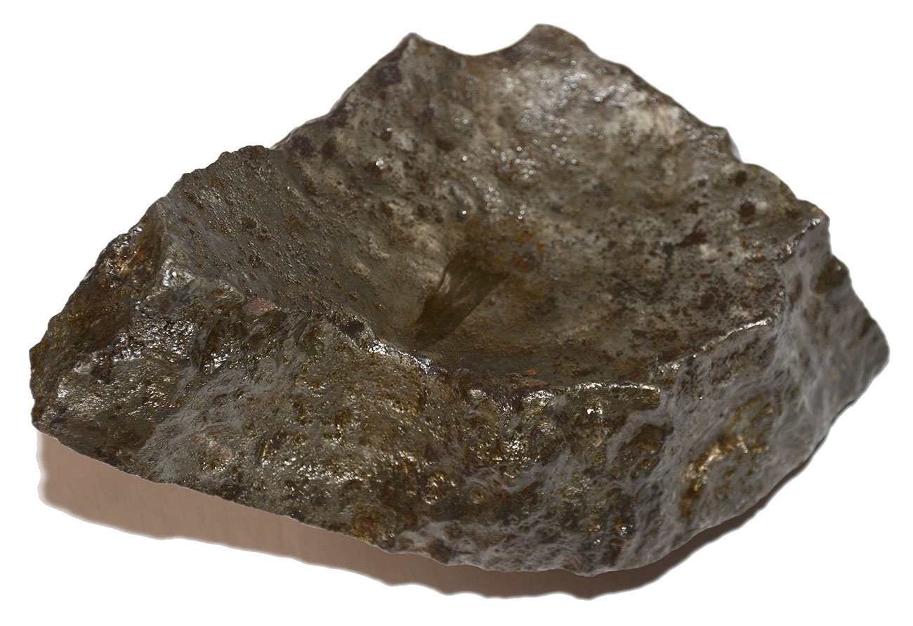 REVOLUTIONARY WAR FRENCH MORTAR BALL FRAGMENT FROM FORT TICONDEROGA ...
