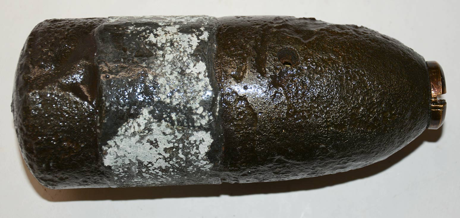 U.S. 3” HOTCHKISS SHELL FROM GAINESVILLE, FLORIDA — Horse Soldier