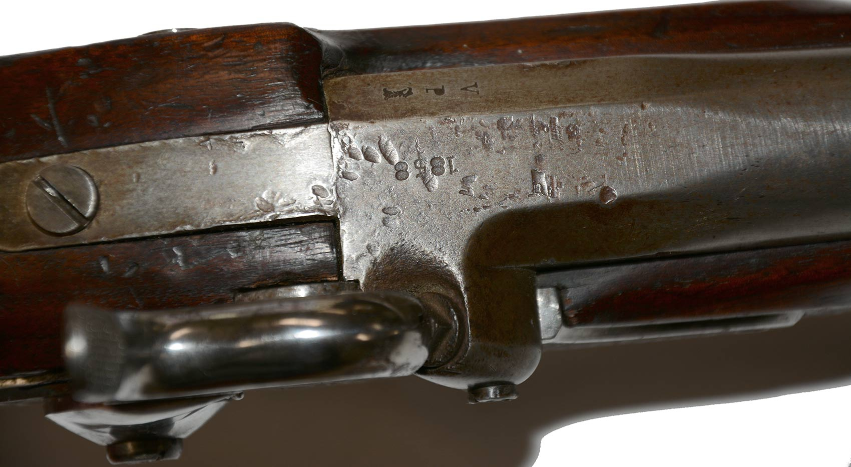 HARPERS FERRY M1855 PERCUSSION RIFLE-MUSKET, DATED 1858/1859 — Horse ...