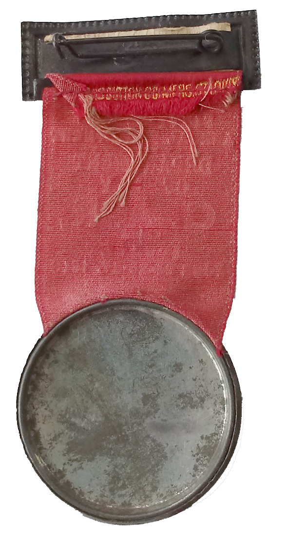 1918 DEPARTMENT OF NEW YORK GAR BADGE — Horse Soldier