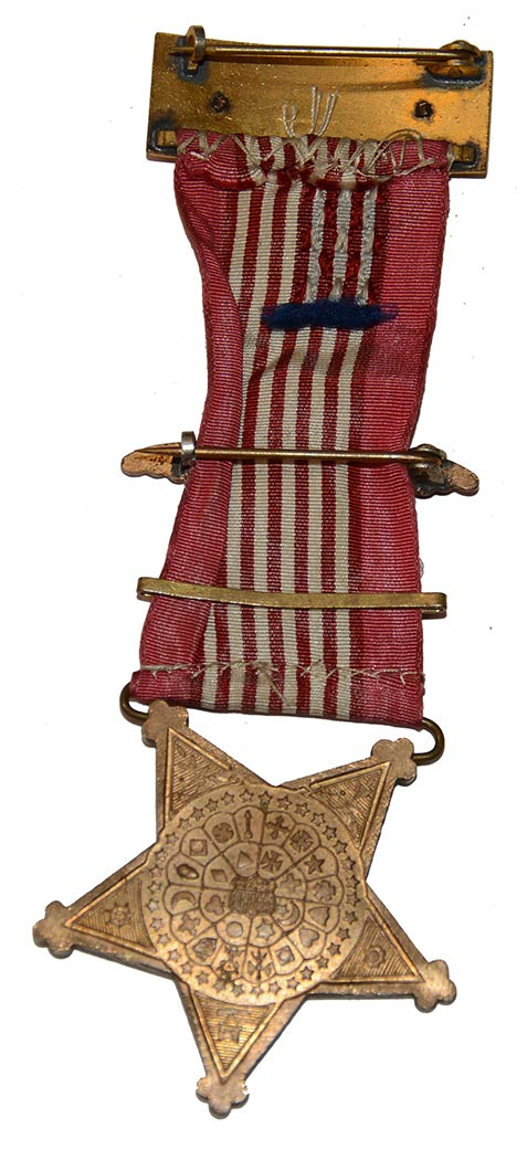 1st IOWA CAVALRY RIBBON AND GAR MEDAL GROUPING — Horse Soldier