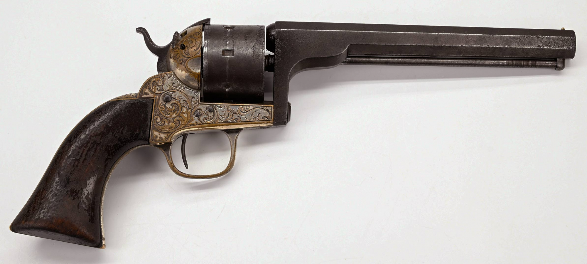 INSCRIBED CIVIL WAR MOORE .32 CAL. RIMFIRE REVOLVER — Horse Soldier