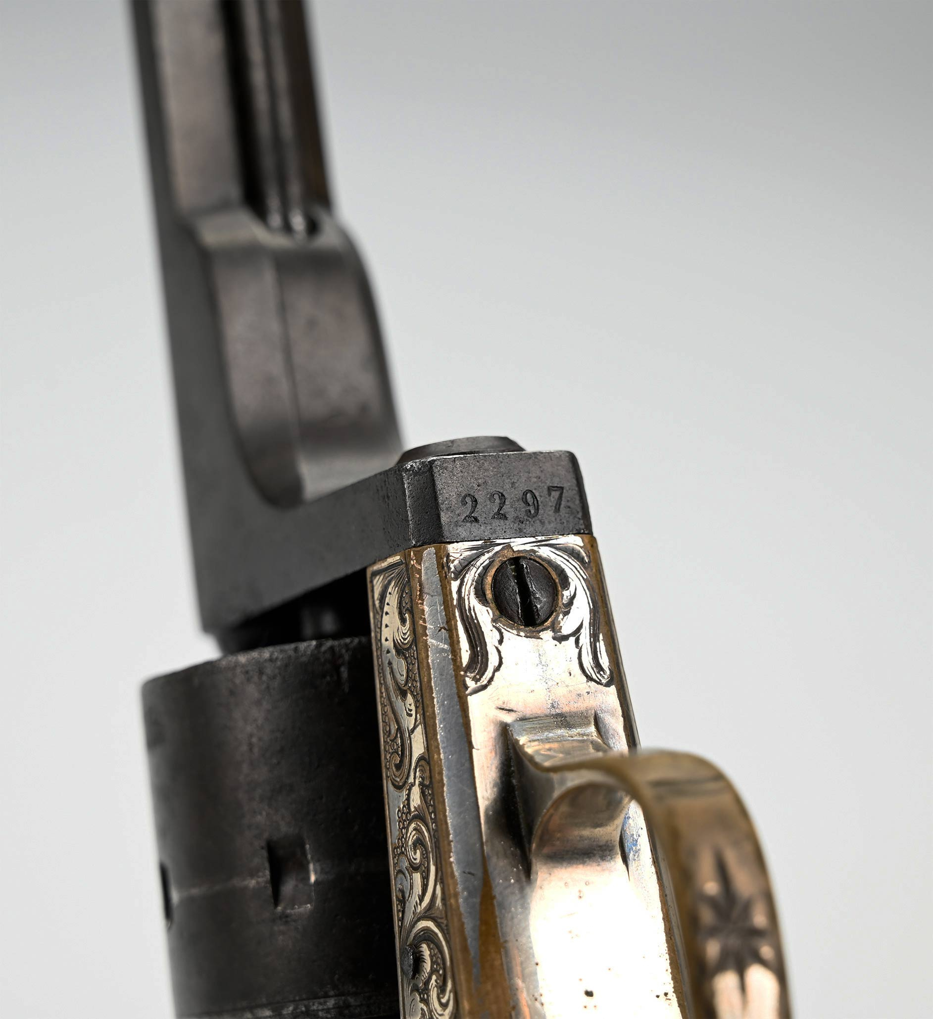 INSCRIBED CIVIL WAR MOORE .32 CAL. RIMFIRE REVOLVER — Horse Soldier