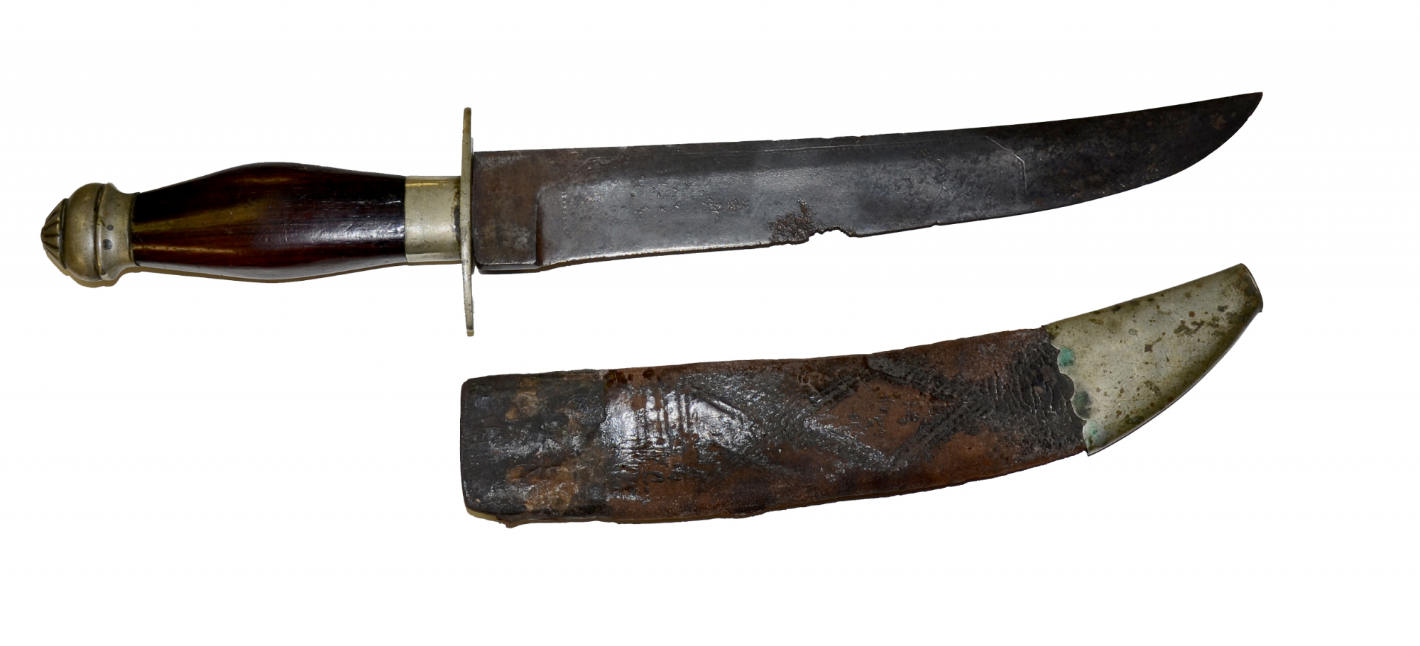 “MISSISSIPPI TOASTER” BOWIE KNIFE WITH SHEATH — Horse Soldier