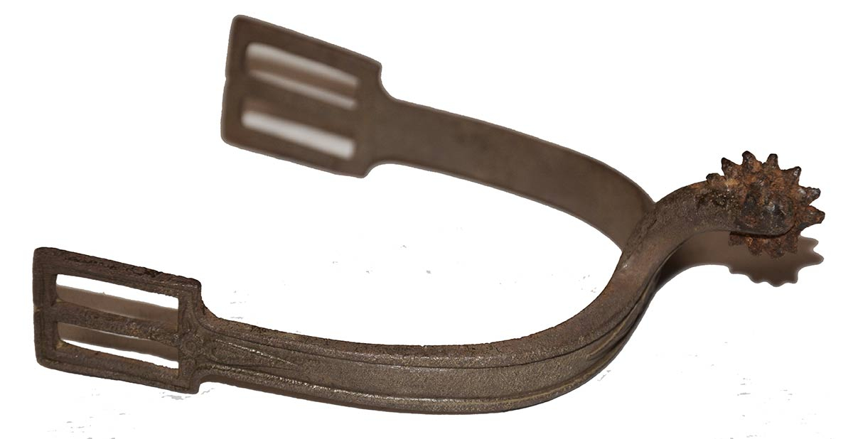 US CIVIL WAR OFFICER'S CAVALRY SPUR — Horse Soldier
