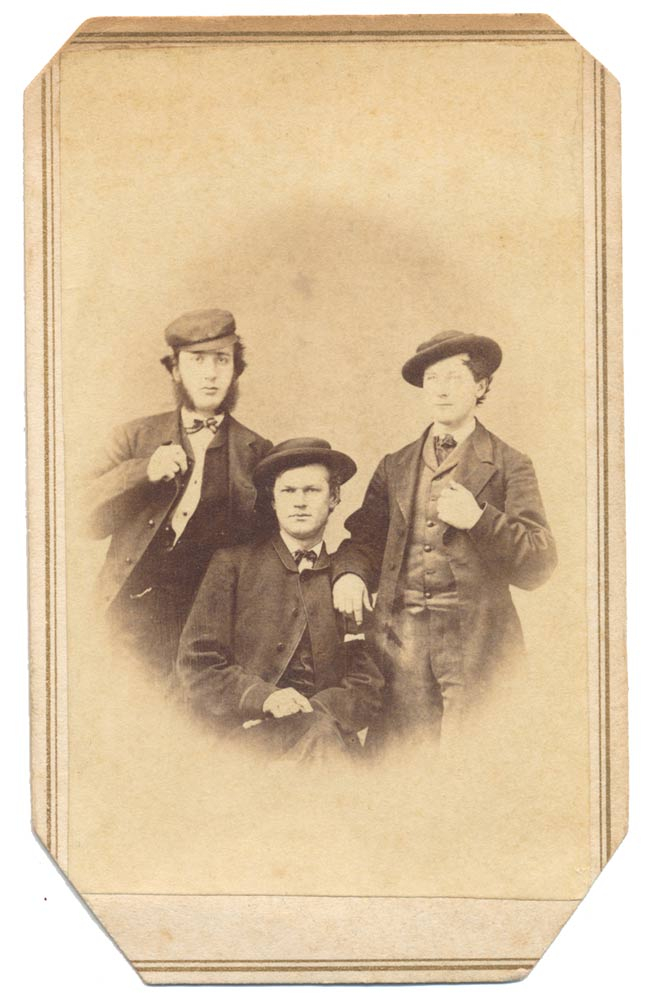 PRE-WAR CDV GROUP PHOTO INCLUDING A FUTURE MEMBER OF TURNER ASHBY’S ...