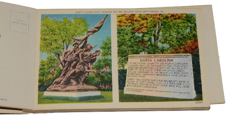 GETTYSBURG SOUVENIR POSTCARDS — Horse Soldier