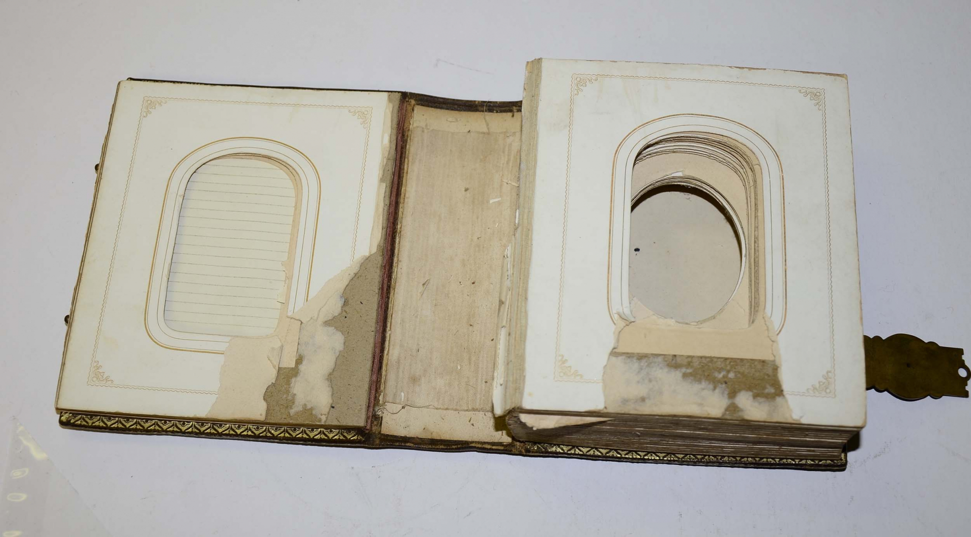 EMPTY CDV ALBUM — Horse Soldier