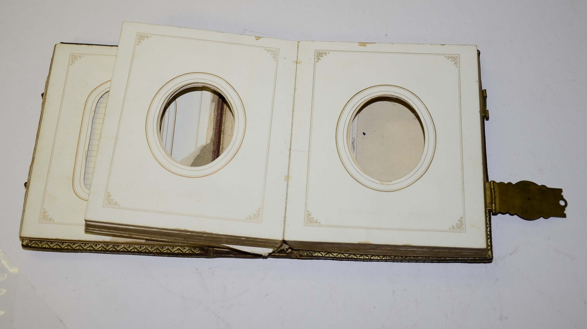 EMPTY CDV ALBUM — Horse Soldier