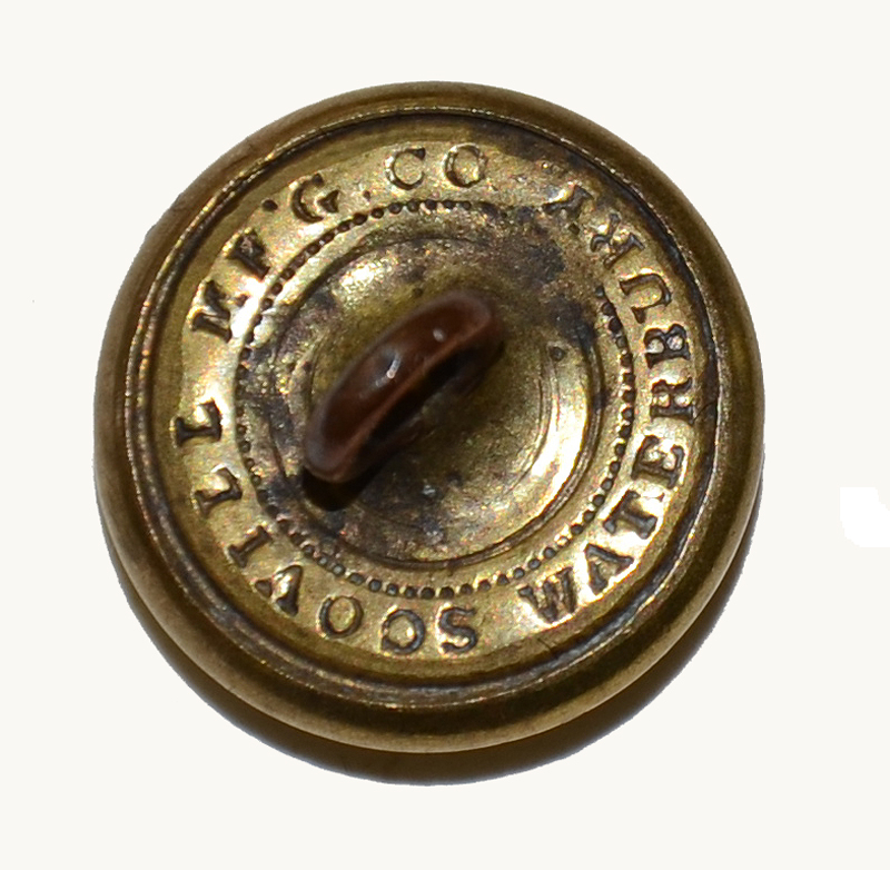 NEW HAMPSHIRE STATE SEAL STAFF BUTTON, CUFF SIZE — Horse Soldier