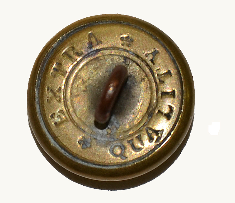 NEW YORK STATE SEAL STAFF BUTTON, CUFF SIZE — Horse Soldier