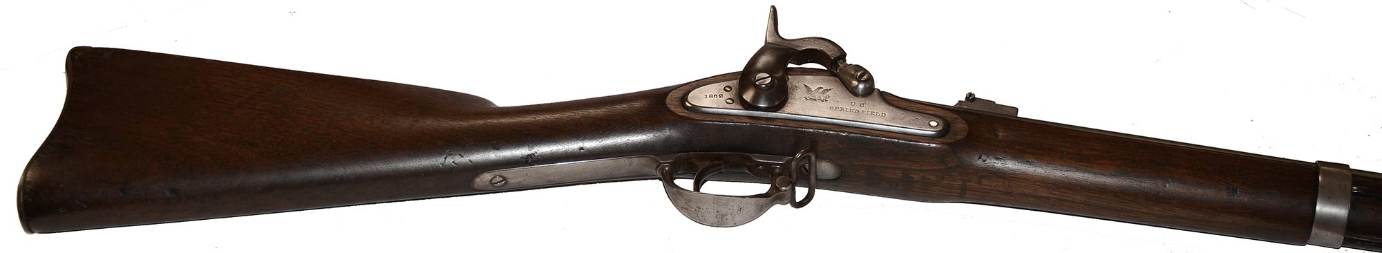 CONFEDERATE ORDNANCE “CAPTURED AND COLLECTED” 1862 DATED US MODEL 1861 ...