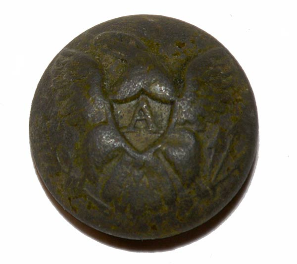 UNION EAGLE “A” COAT BUTTON RECOVERED AT 2ND CORPS CAMP IN TANEYTOWN ...