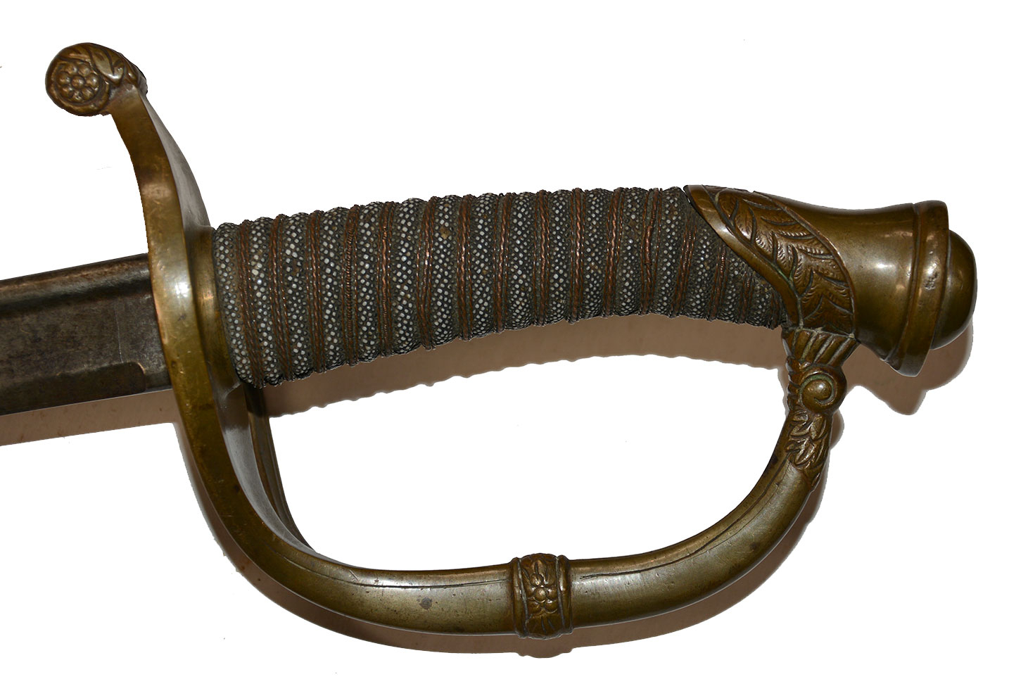 IMPORT NON-REGULATION FOOT OFFICER’S SWORD WITH UNUSUAL QUILL BACK ...