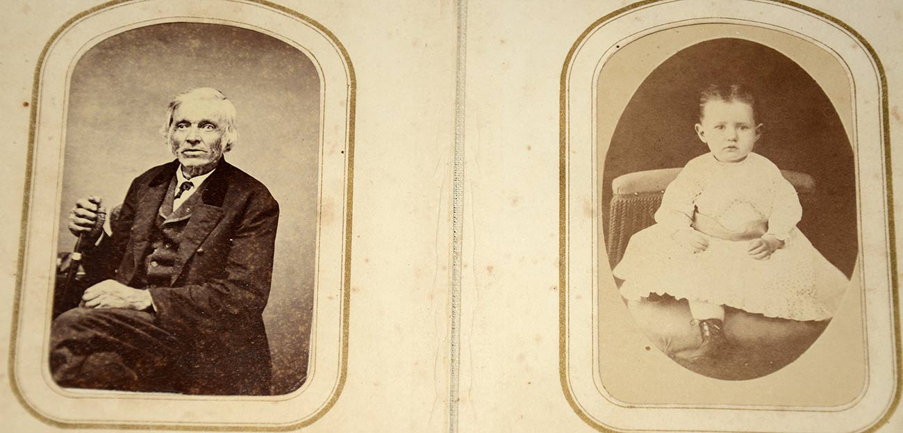 CDV ALBUM FROM “MARSHALL FAMILY” INCLUDING IMAGE OF JOHN MARSHALL IN ...