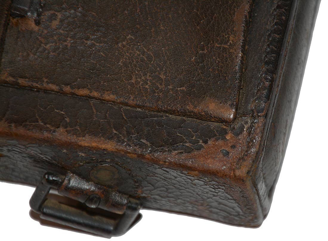 PATTERN 1864 CARTRIDGE BOX WITH EXPERIMENTAL HOOK DEVICE — Horse Soldier