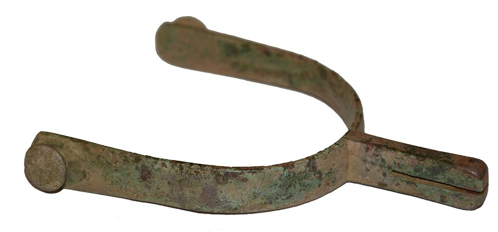 RARE CONFEDERATE "RAKING" SPUR — Horse Soldier