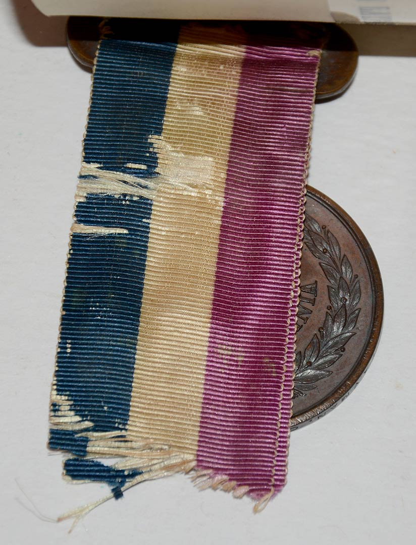 HONORABLE DISCHARGE MEDAL OF JACOB LAYMAN, CO. A, 5th WEST VIRGINIA ...