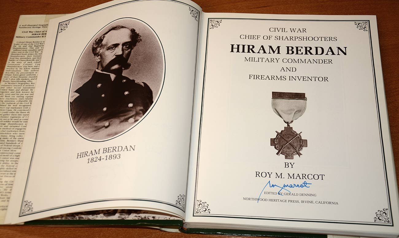 AUTOGRAPHED STUDY OF CHIEF OF SHARPSHOOTERS HIRAM BERDAN — Horse Soldier