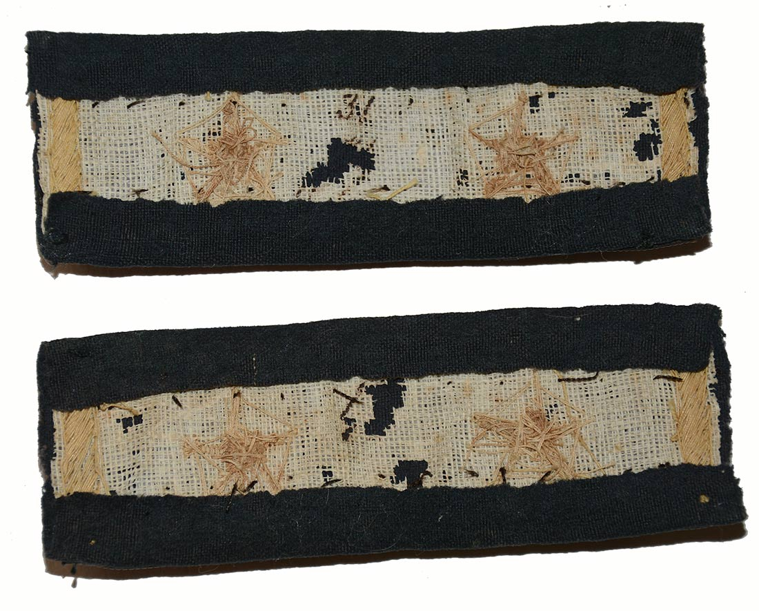 PAIR OF SINGLE BORDER MAJOR GENERAL’S SHOULDER STRAPS — Horse Soldier