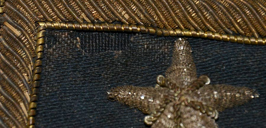 PAIR OF SINGLE BORDER MAJOR GENERAL’S SHOULDER STRAPS — Horse Soldier