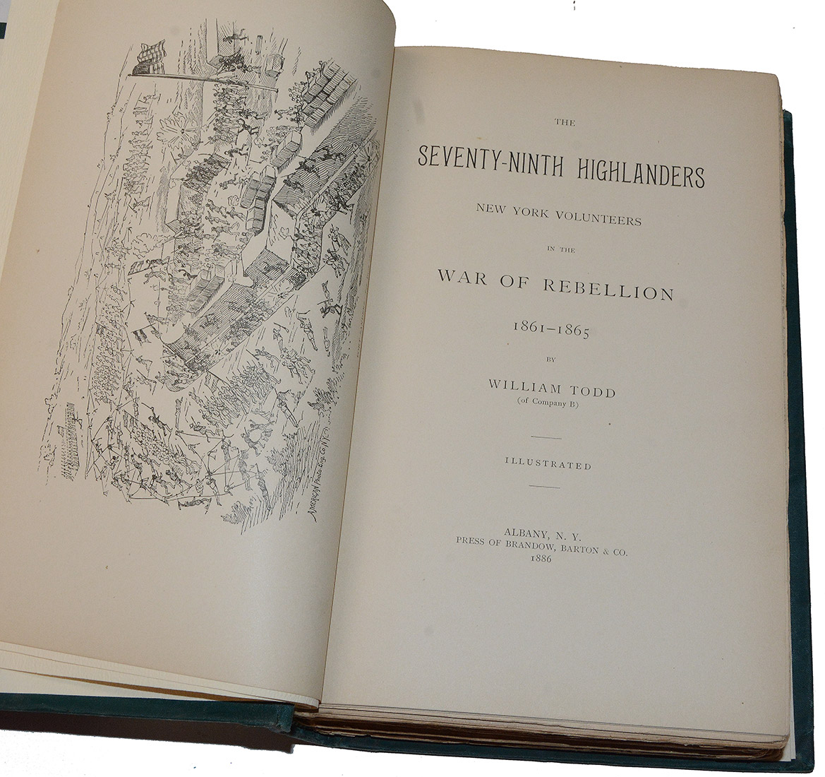 RE-BOUND ORIGINAL COPY - HISTORY OF THE 79TH NEW YORK HIGHLANDERS ...