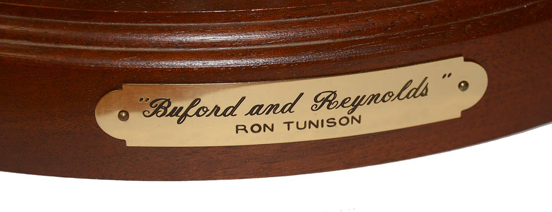 HOT CAST, TRUE BRONZE RON TUNISON SCULPTURE – “BUFORD AND REYNOLDS ...