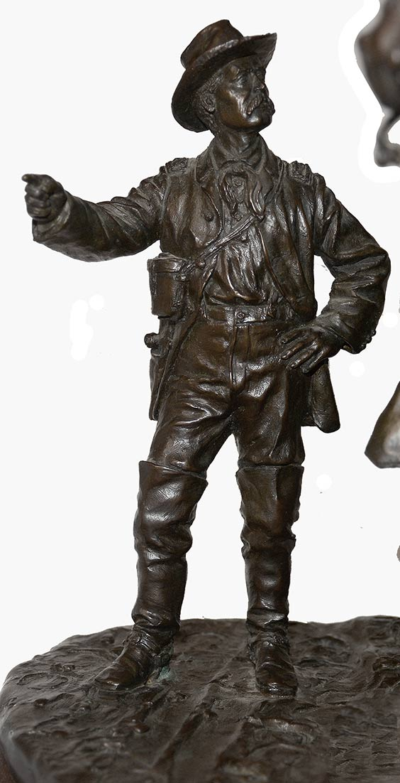 HOT CAST, TRUE BRONZE RON TUNISON SCULPTURE – “BUFORD AND REYNOLDS ...