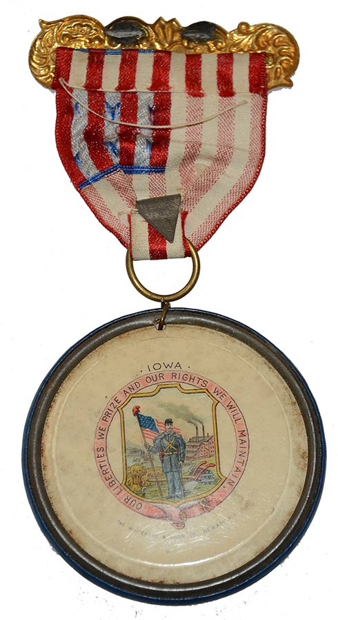 COLLECTION OF ITEMS BOTH WARTIME AND VETERAN IDENTIFIED TO 8TH IOWA ...