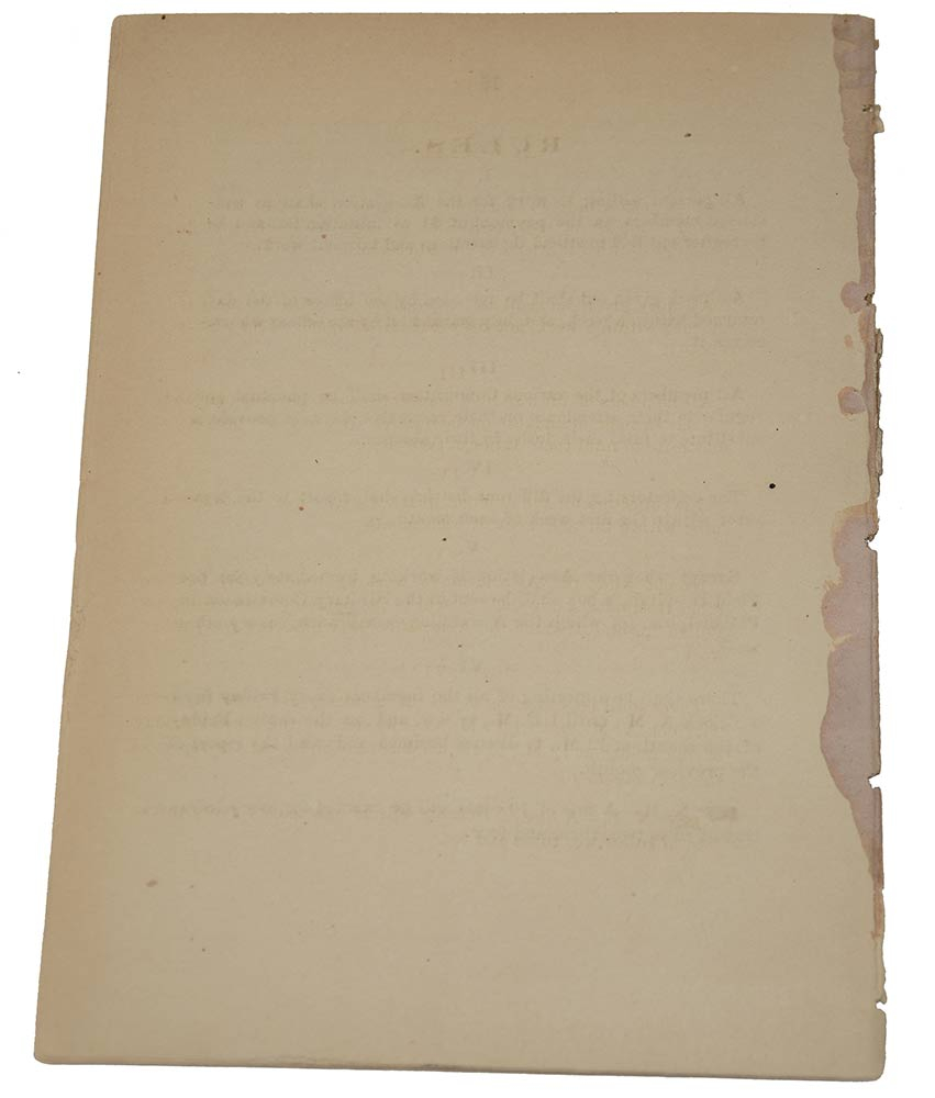 FIRST SEMI-ANNUAL REPORT OF THE GERMANTOWN FIELD HOSPITAL ASSOCIATION ...