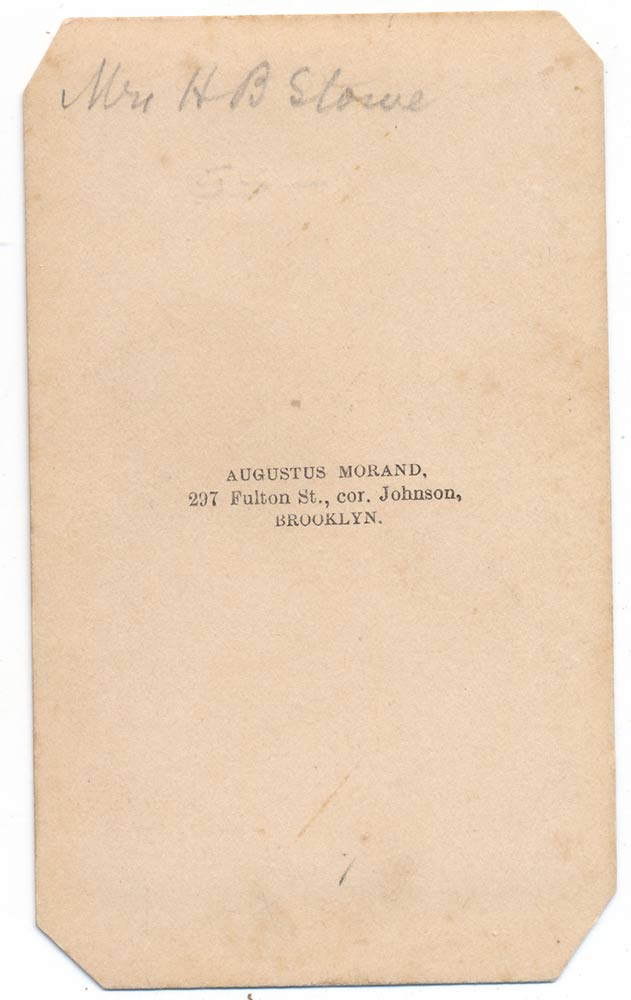 CDV OF HARRIET BEECHER STOWE — Horse Soldier