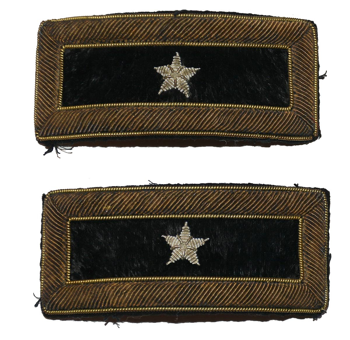1956 PATENTED BRIGADIER GENERAL’S SHOULDER STRAPS — Horse Soldier