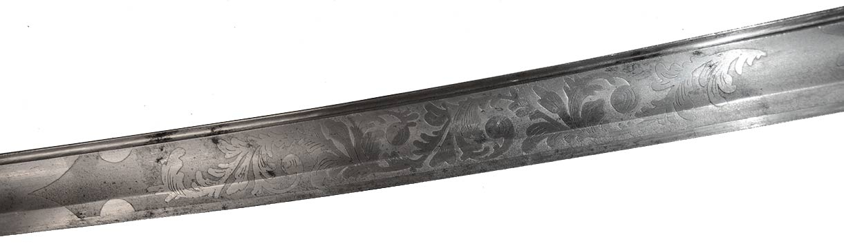 NICE SAUERBIER, FANCY CAVALRY OFFICER’S SABER & SCABBARD — Horse Soldier