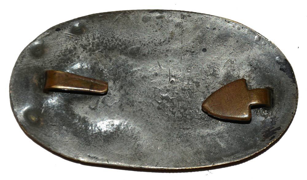 SMALL PATTERN 1839 OVAL US BELT PLATE — Horse Soldier