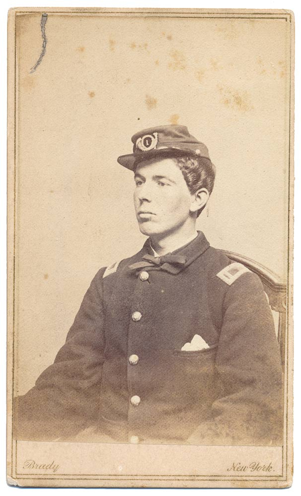 BRADY IMAGE OF CAPTAIN JOHN BERRY OF THE 65TH NEW YORK - KILLED AT ...
