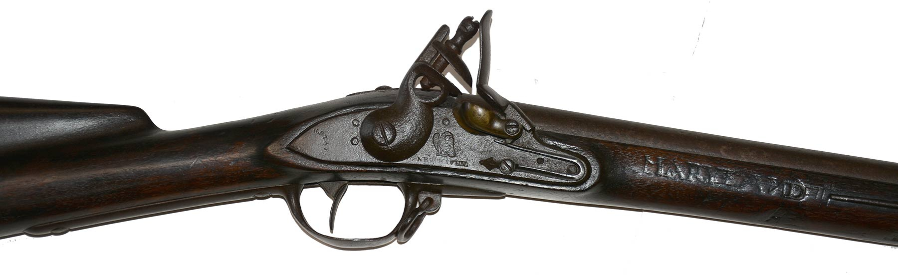 WAR OF 1812 MARYLAND MARKED 1798 WHITNEY CONTRACT TYPE-III MUSKET ...