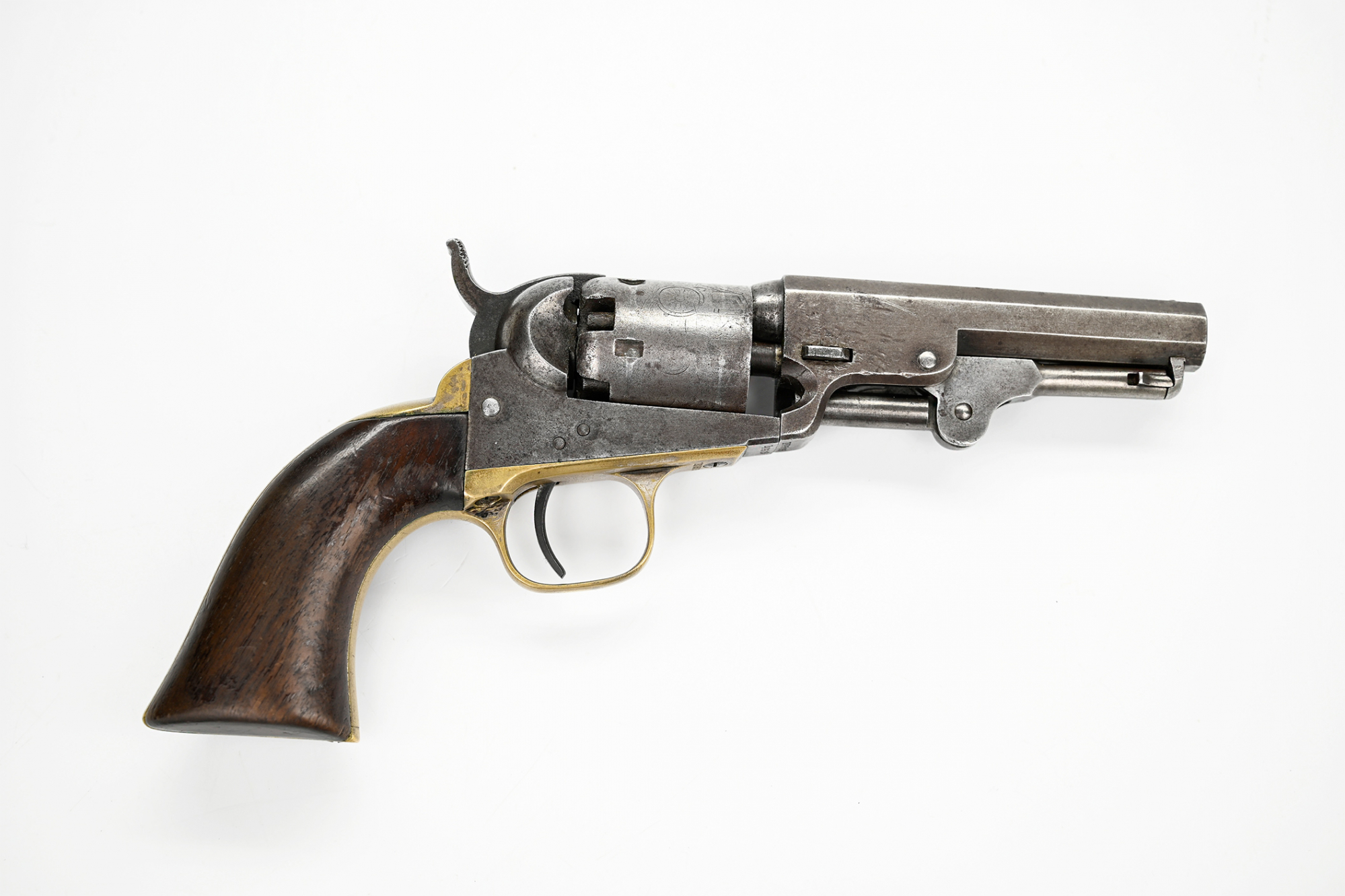 INSCRIBED PRESENTATION COLT POCKET REVOLVER OF LT. SAMUEL J. LARUE, 3rd ...