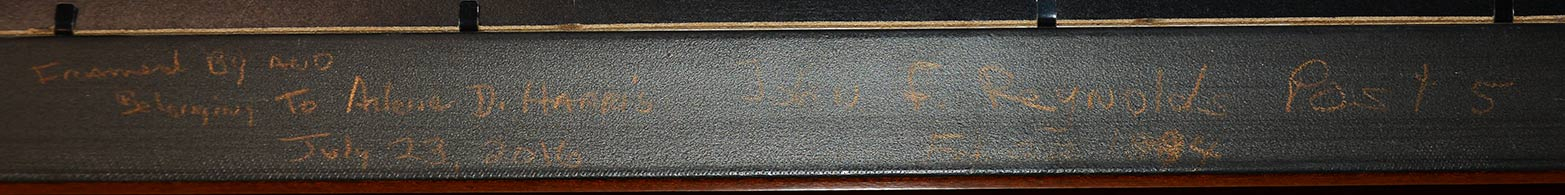 FRAMED GAR POST CHARTER FOR THE JOHN F. REYNOLDS POST #5 IN NORTH ...