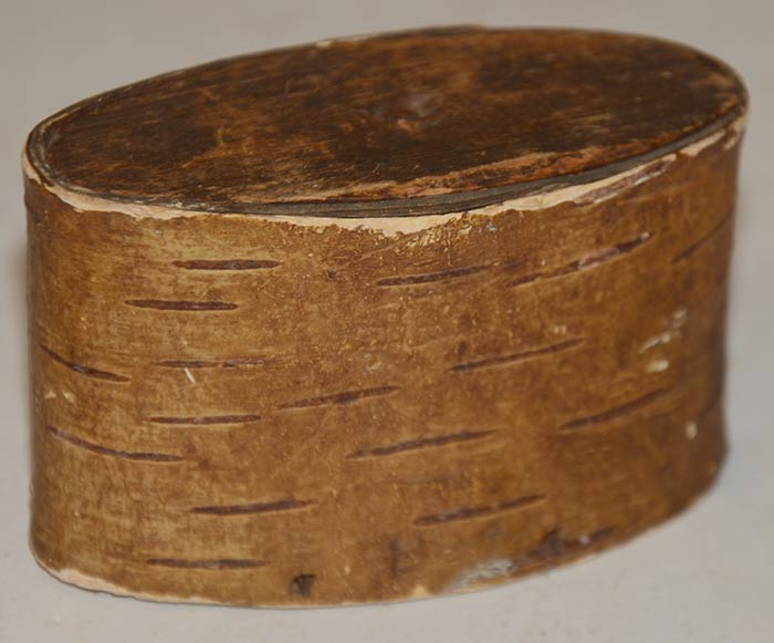 SMALL OVAL BIRCH WOOD BOX FROM SIGNAL CORPS BARRACKS IN ALABAMA — Horse ...